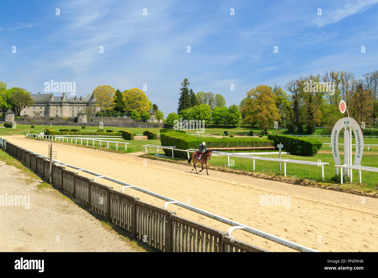 France, Correze, Arnac Pompadour, Arnac Pompadour National Stud ...