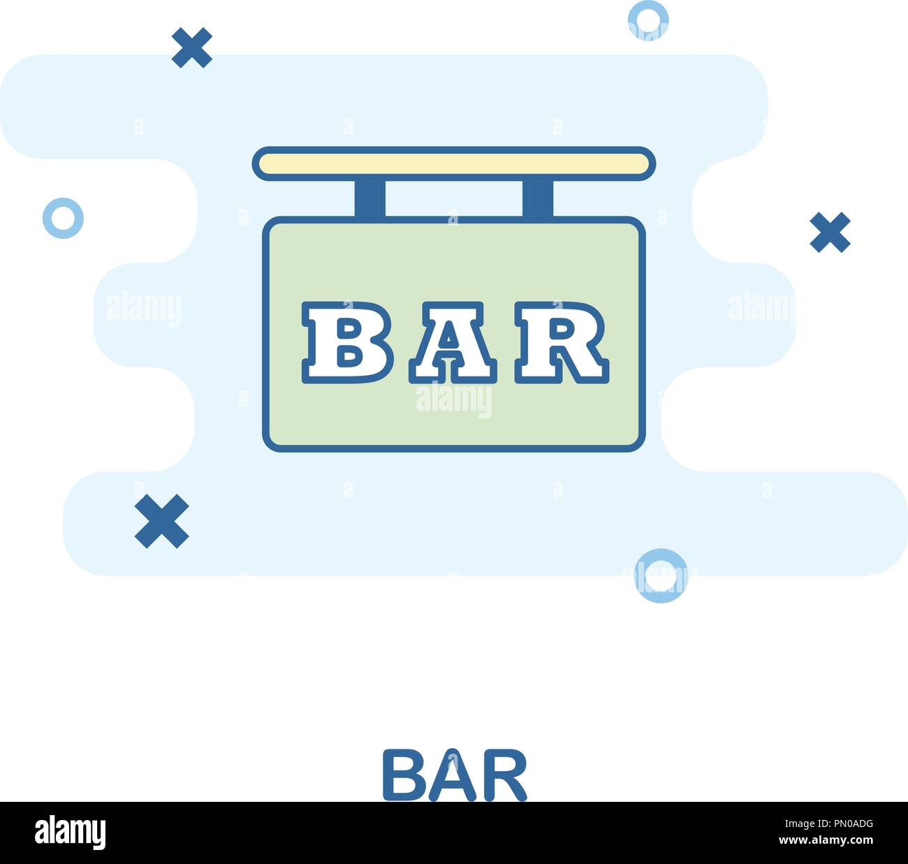 Hanging Sign From Restaurant Stock Vector Images Alamy