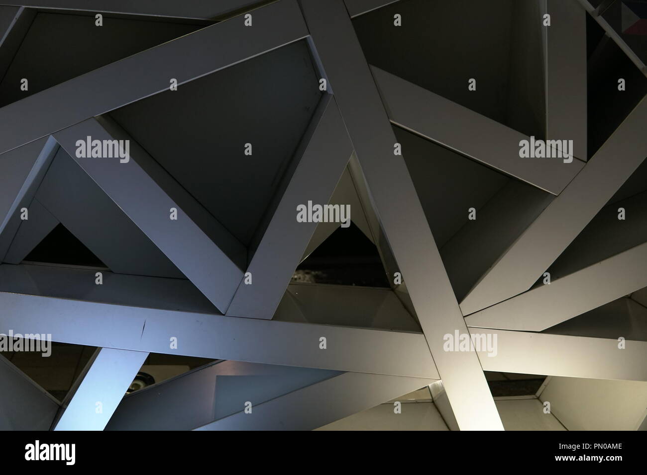background line triangle metal textures q w Stock Photo - Alamy