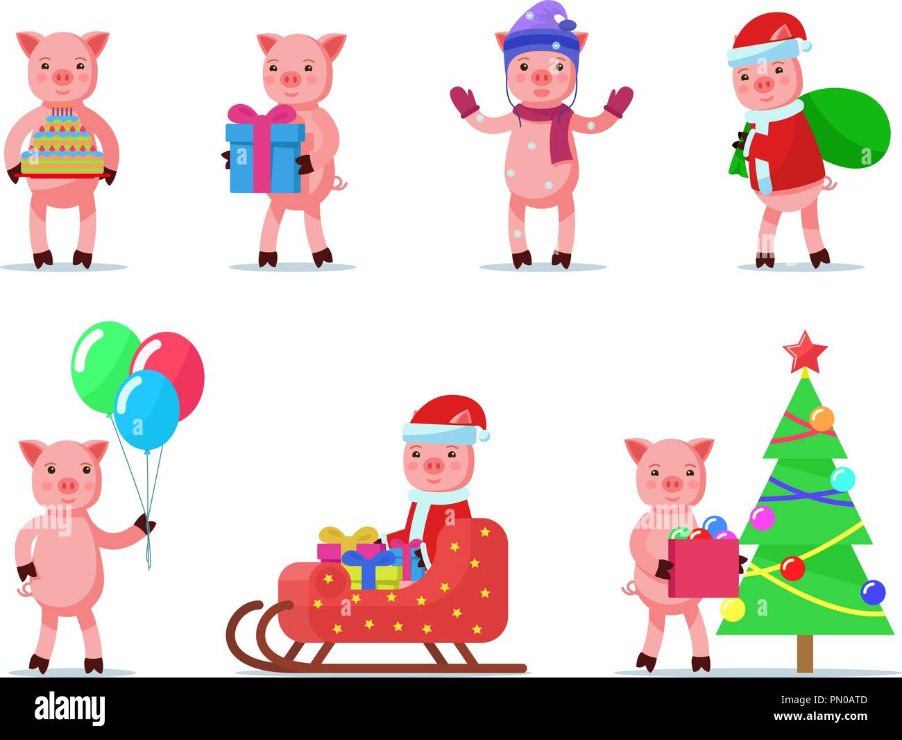 Cute piglets isolated hi-res stock photography and images - Alamy