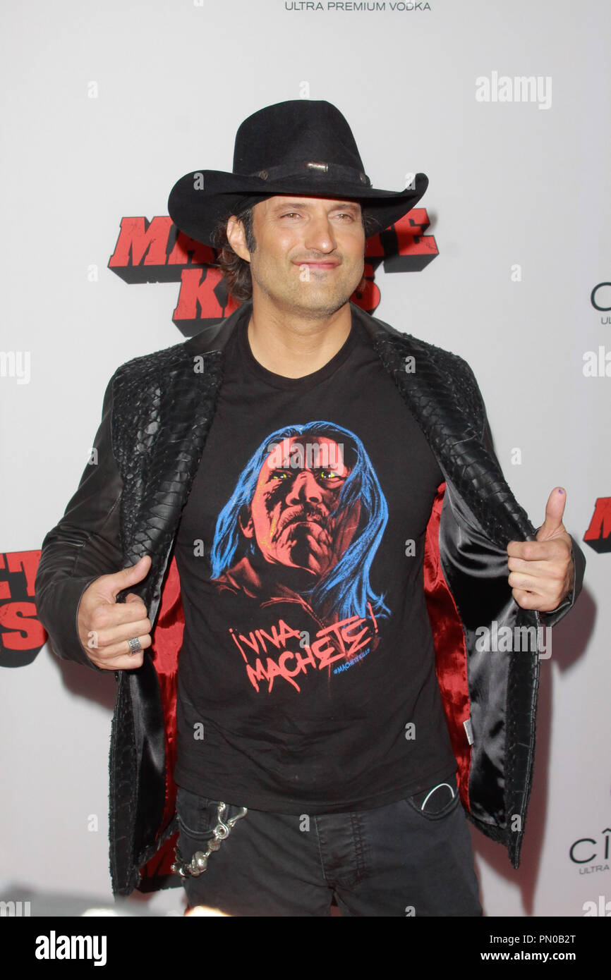 Robert Rodriguez at the Premiere of Open Road Films' "Machete Kills ...