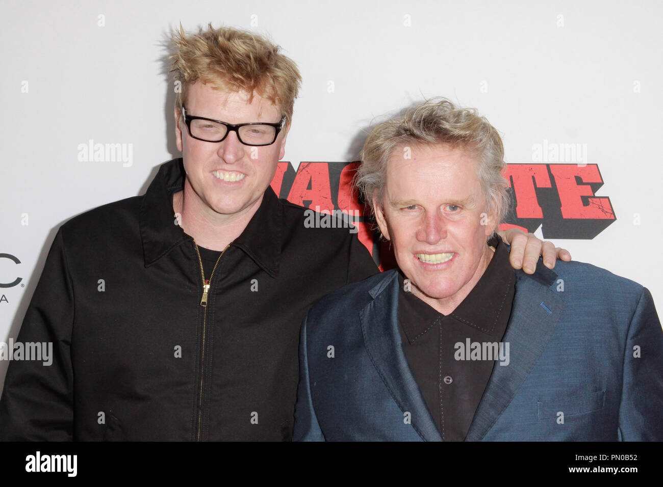 Jake Busey and Gary Busey at the Premiere of Open Road Films' "Machete ...