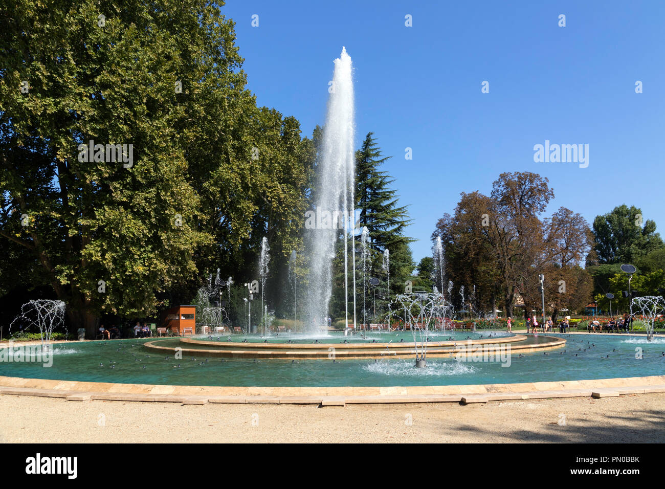 The Singing Water Foundation at entrance to Margaret Island Budapest ...