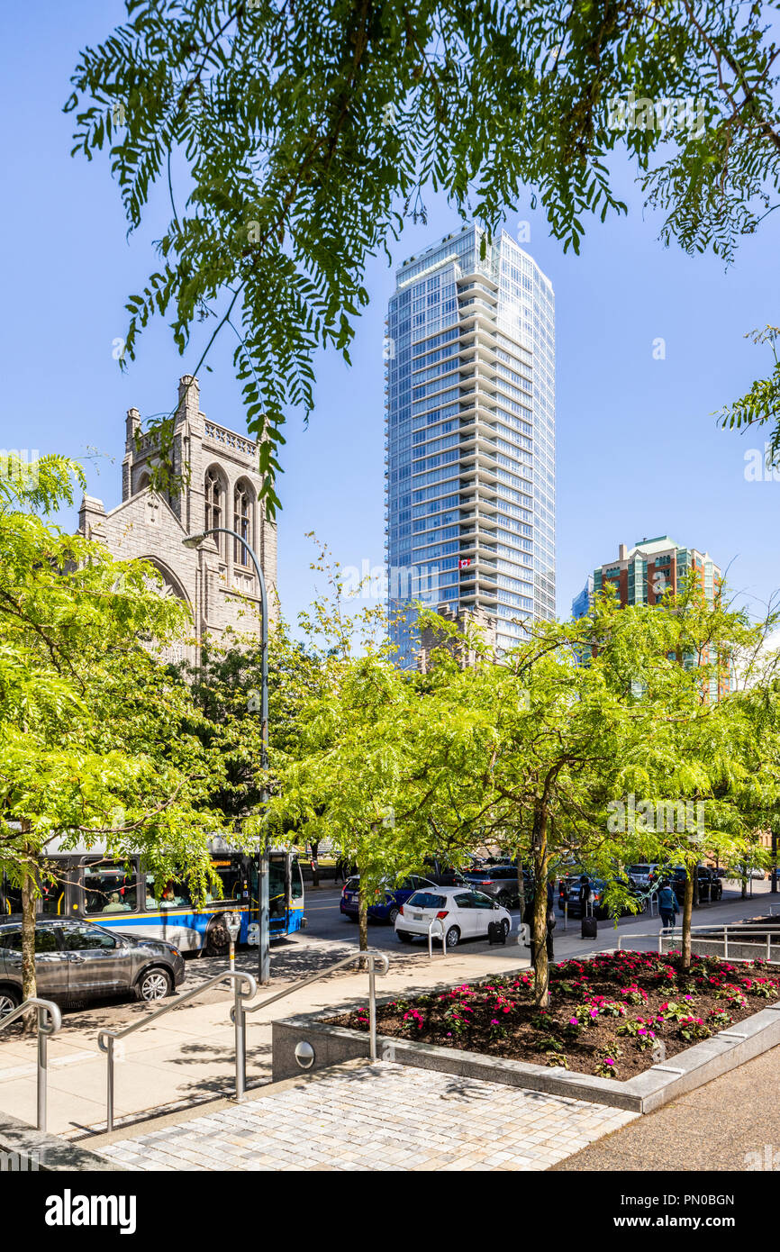 First Baptist Church & Robert Lee YMCA in Burrard Street in Vancouver ...