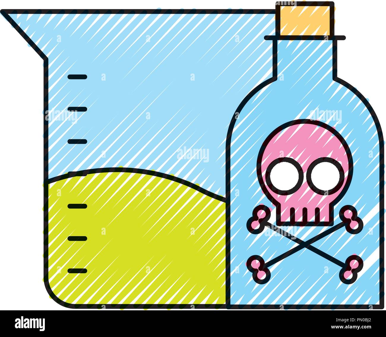 Poison test tube vector hi-res stock photography and images - Alamy