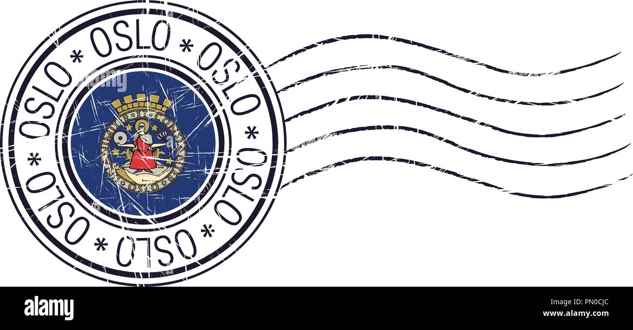 Oslo city flag Stock Vector Images - Alamy