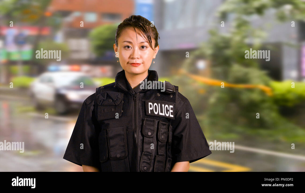 China Female Police Officer