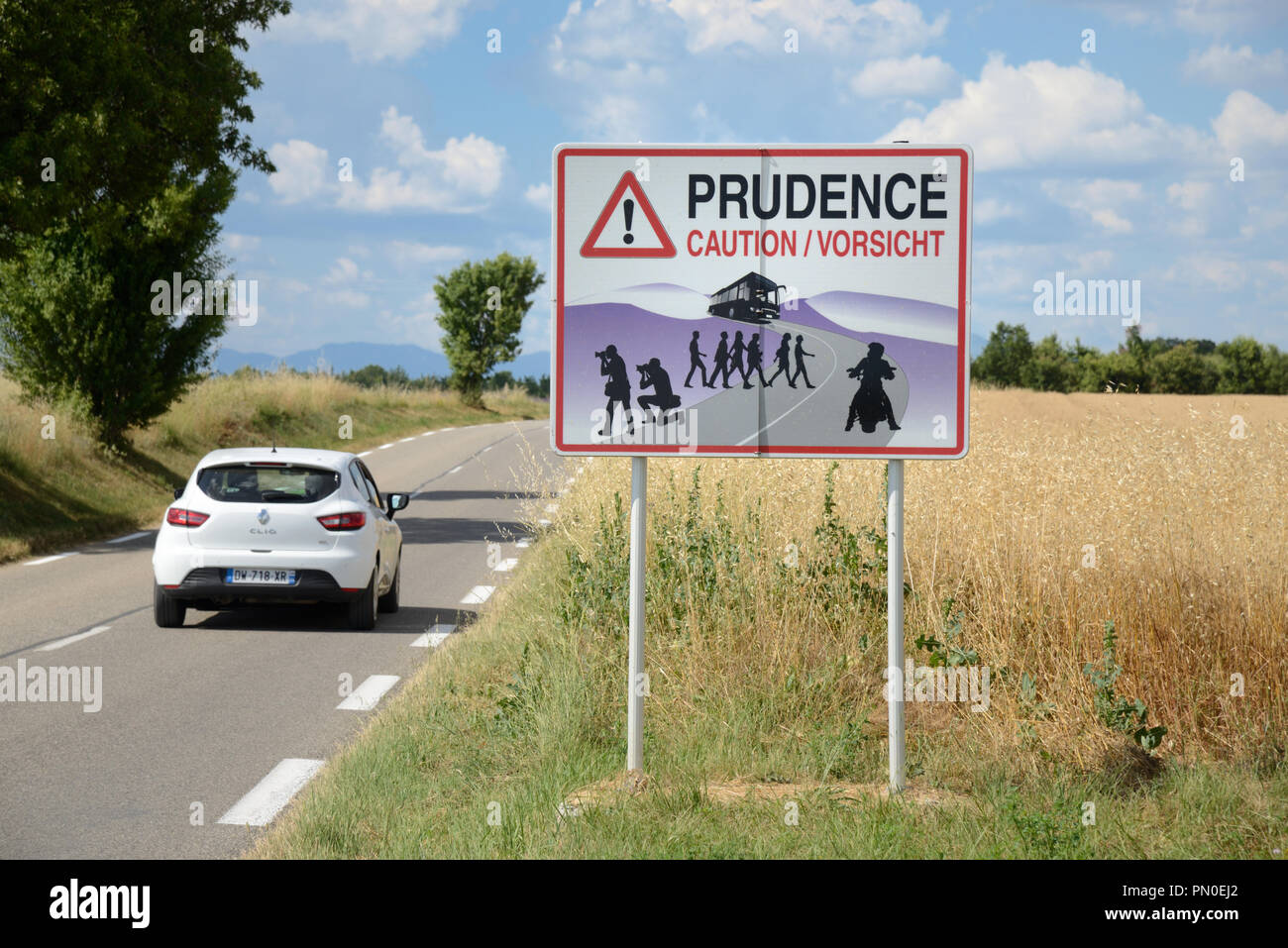 Beware Tourists Traffic Sign Warning Drivers About Tourists on Coach ...