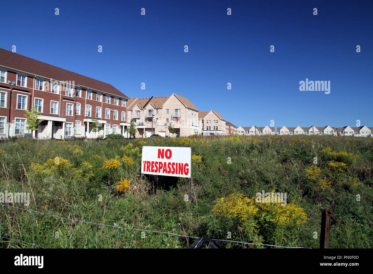 Newly developed residential area Stock Photo - Alamy