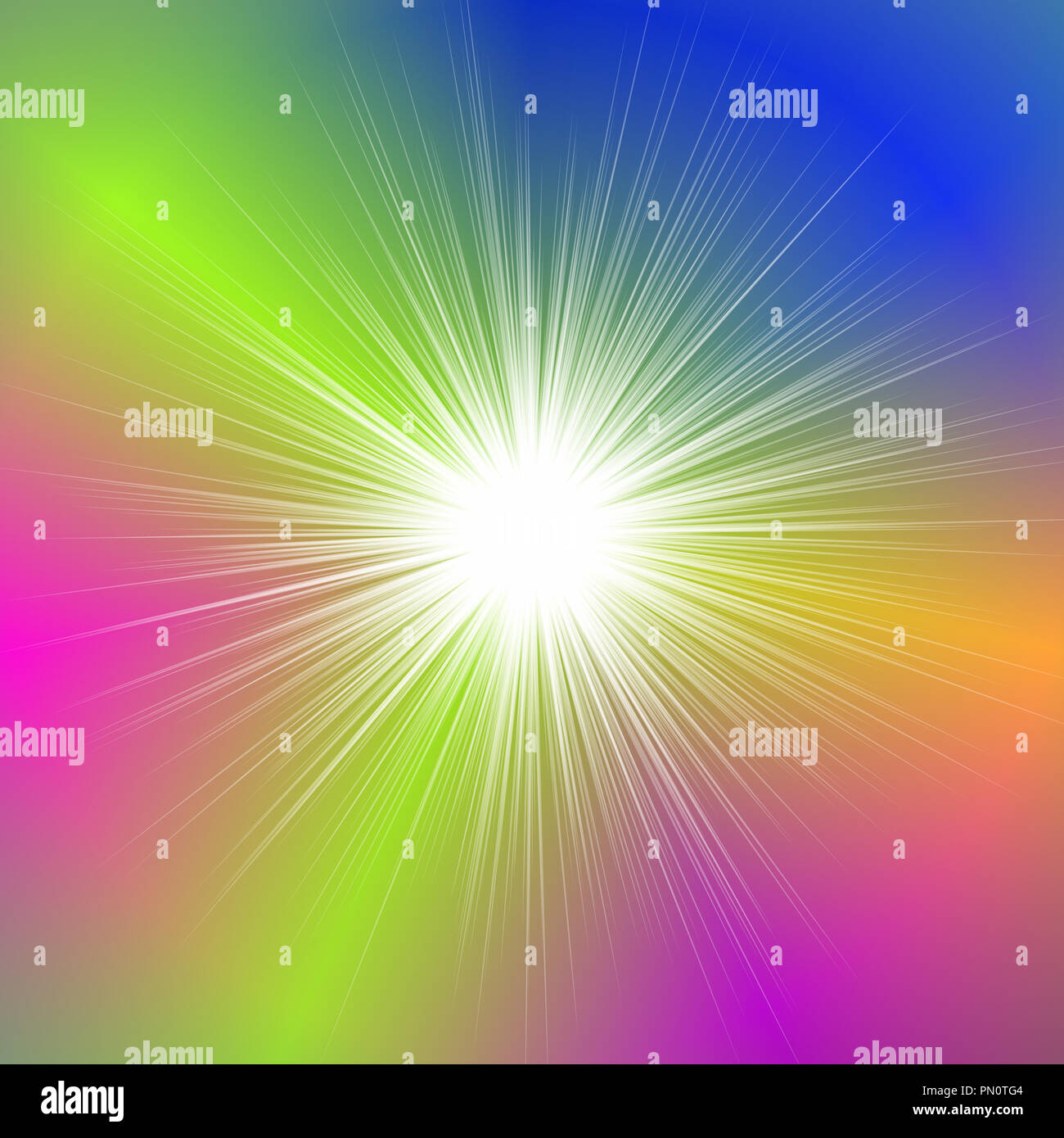 Colorful dynamic gradient blur ray burst background Stock Photo - Alamy