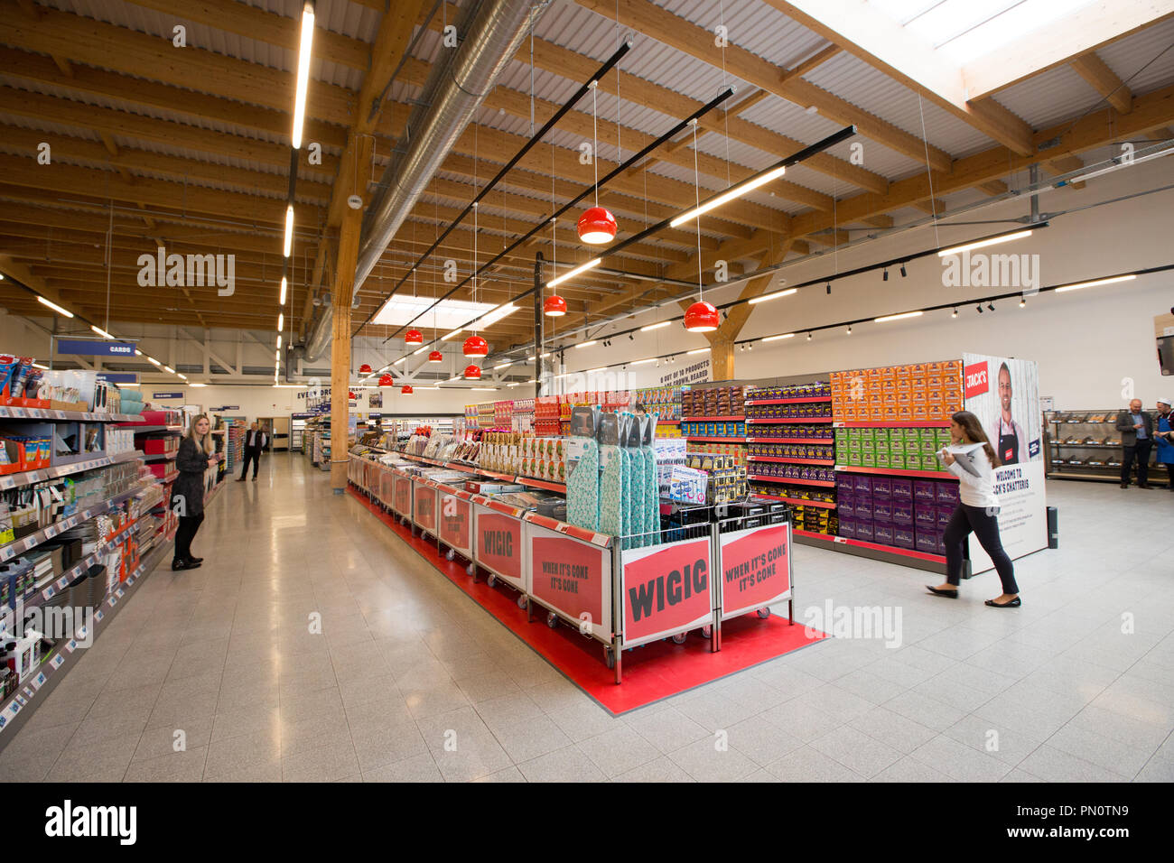 Picture shows the new Tesco discount store called Jack's which was ...