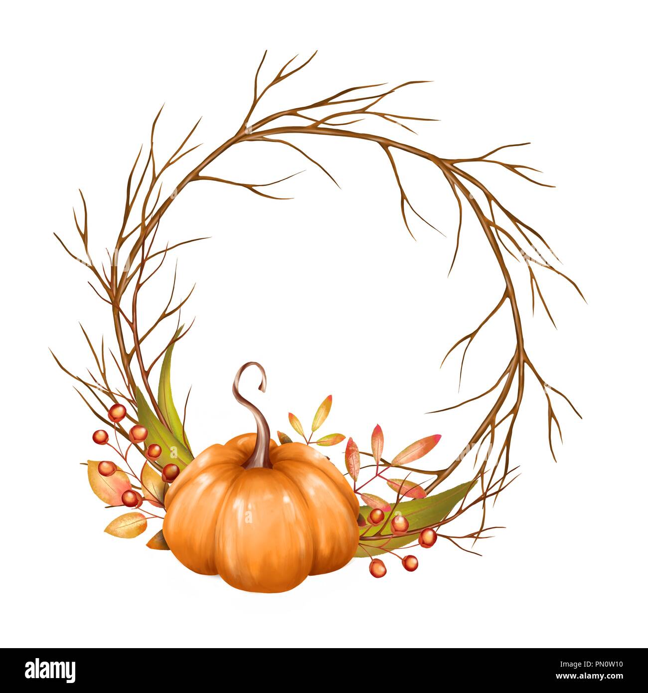 Happy pumpkin time Cut Out Stock Images & Pictures - Alamy