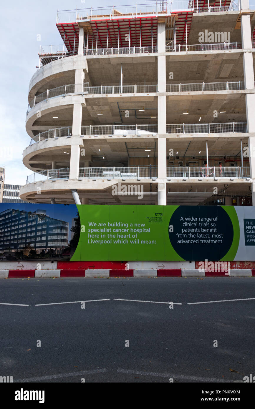 The new Clatterbridge Cancer Centre Liverpool being built next to the ...