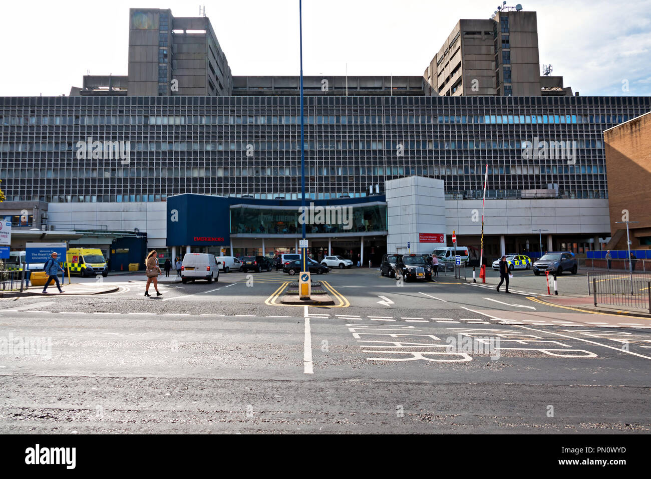 Front view of the old Royal Liverpool University Hospital which will be ...