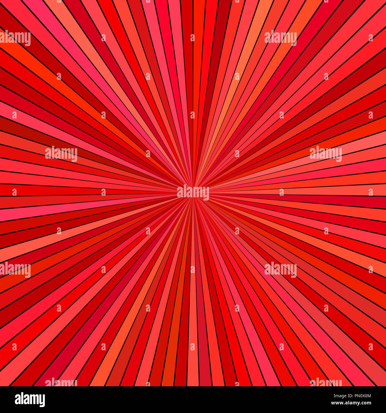 Red hypnotic abstract starburst stripe background - vector blast ...