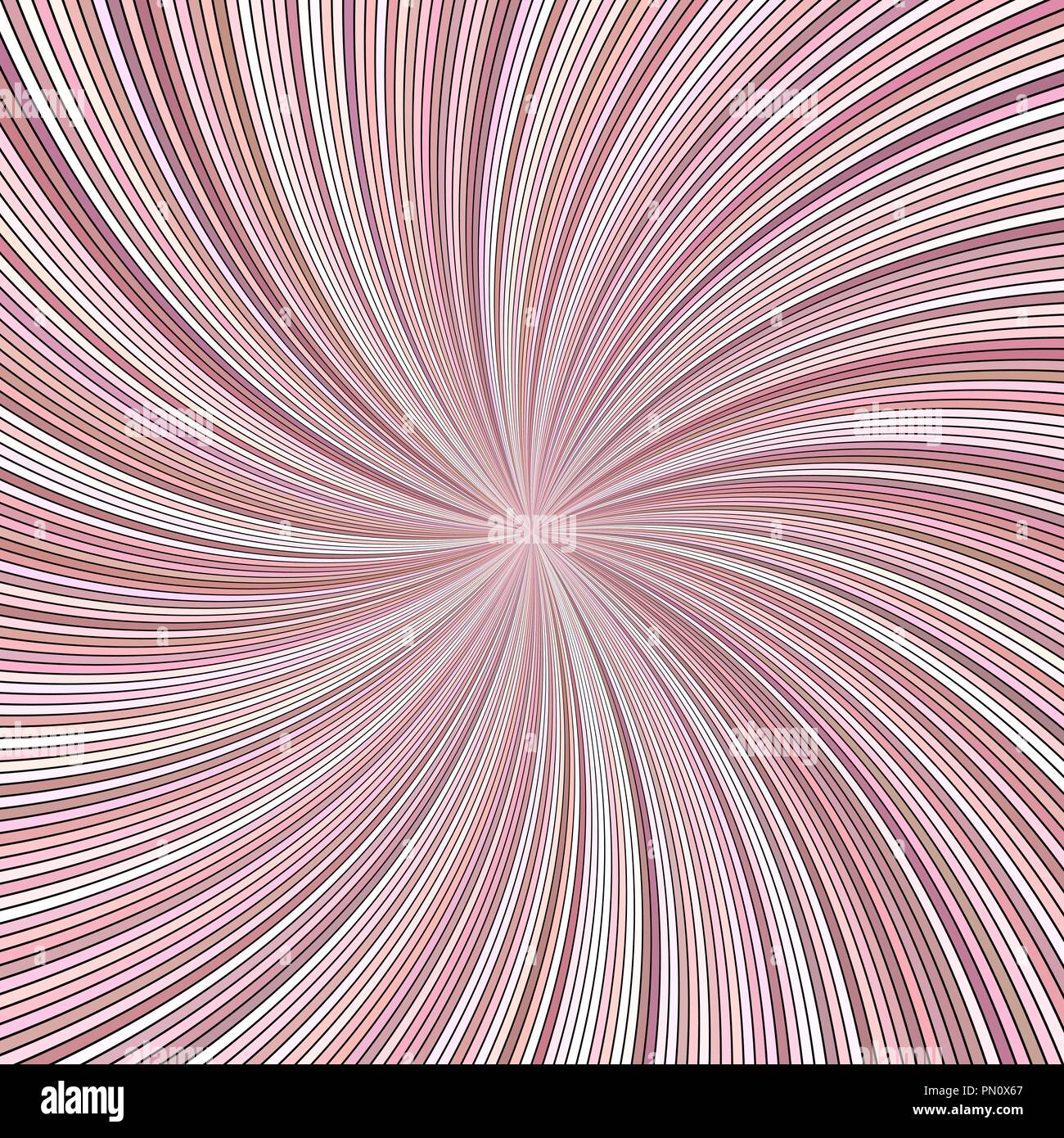 Pink psychedelic striped spiral vortex background from swirling rays ...