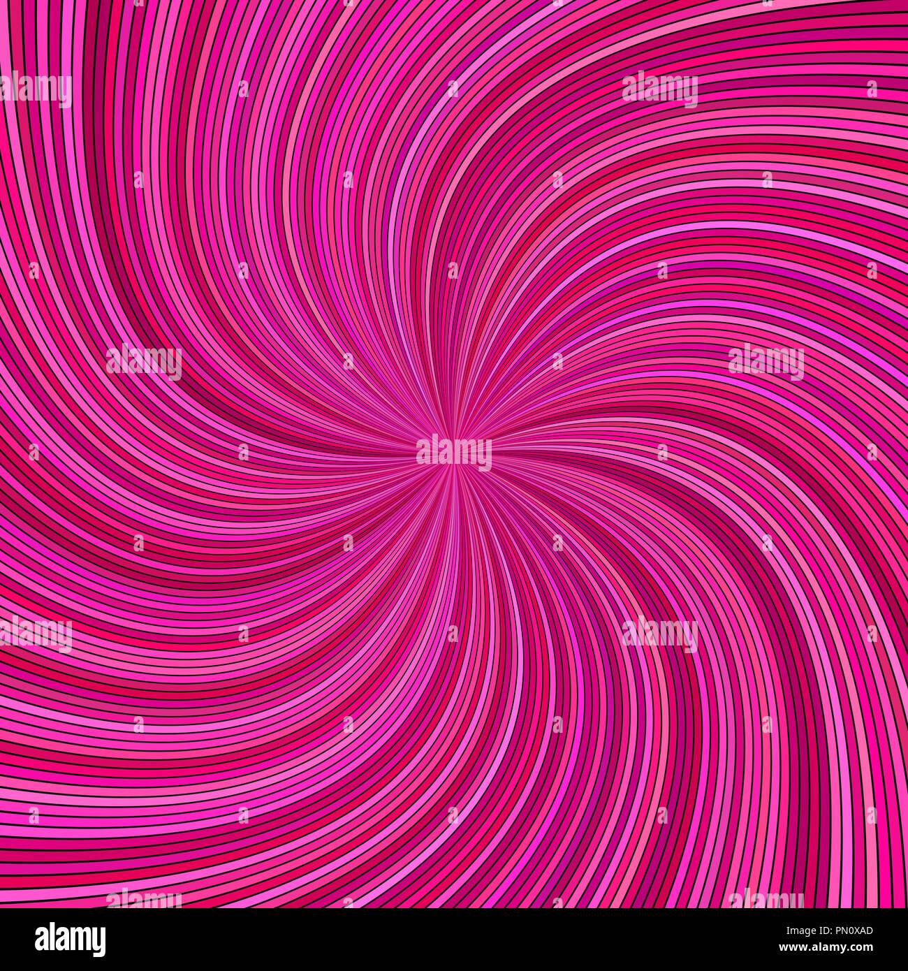 Pink geometrical abstract vortex background with striped rays Stock ...