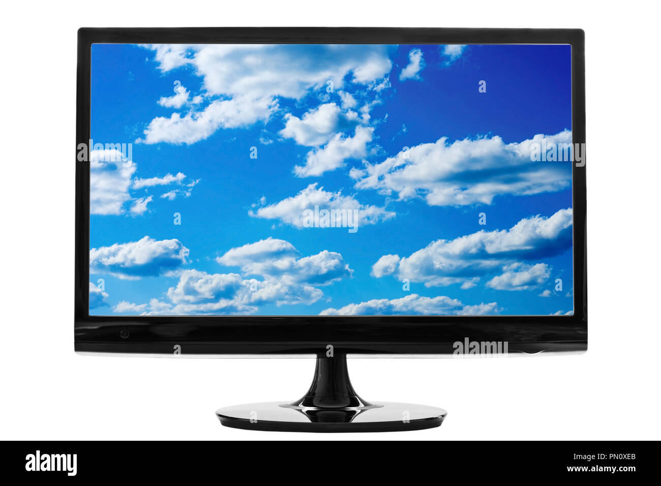 computer screen isolated on white Stock Photo - Alamy