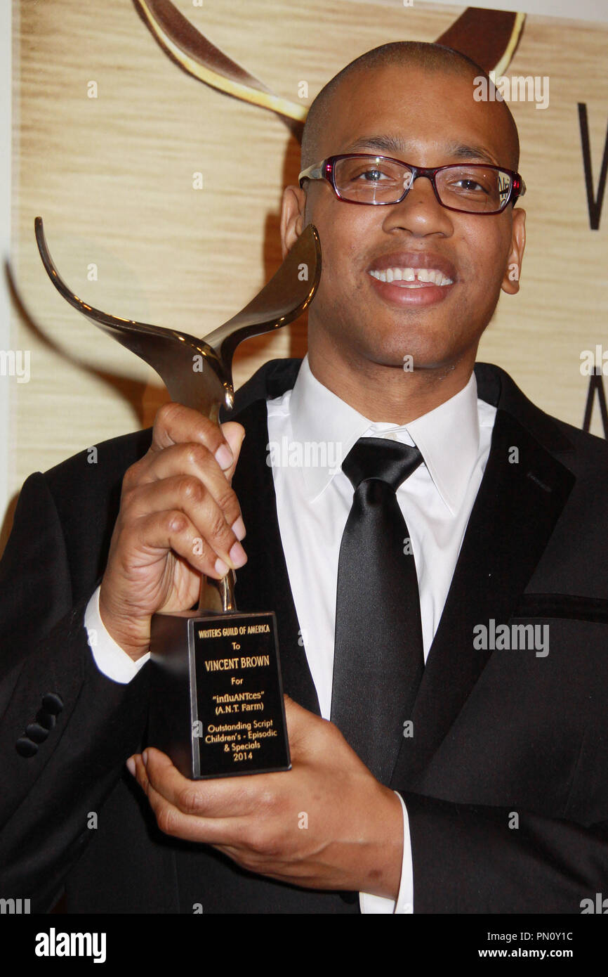 Vincent Brown 02/01/2014 2014 Writers Guild Awards held at JW Marriott ...