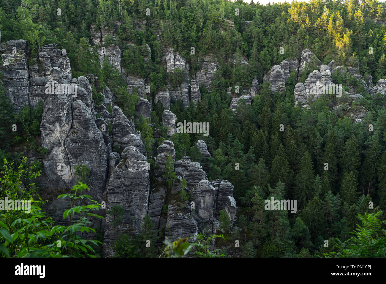 Landscapes of Saxon Switzerland - is the German part of Elbe Sandstone ...
