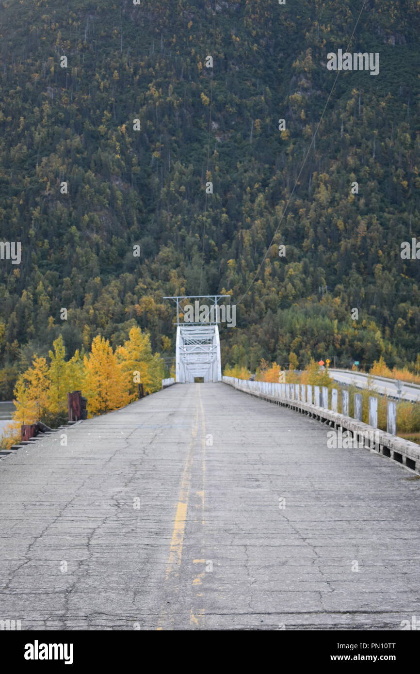 Old Knik Bridge Stock Photo - Alamy