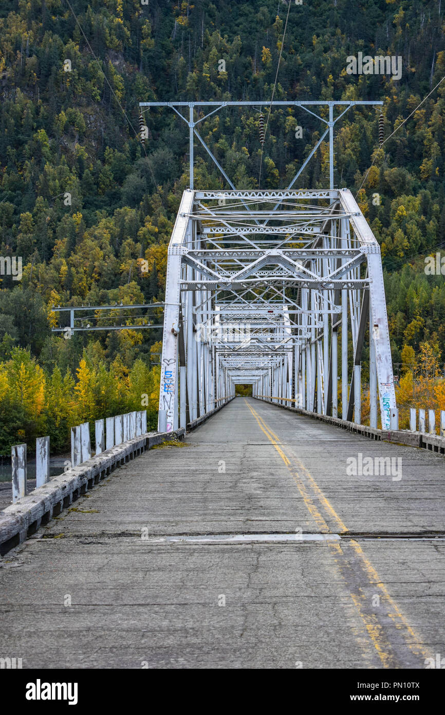 Old Knik Bridge Stock Photo - Alamy