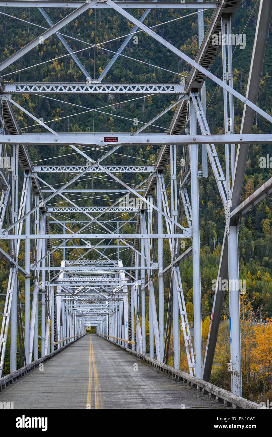 Old Knik Bridge Stock Photo - Alamy