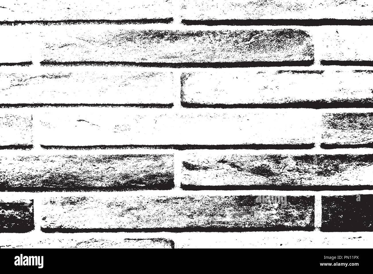 Brickwall Overlay Texture Stock Vector Image & Art - Alamy