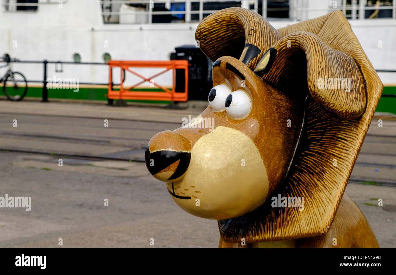 Gromit unleashed art trail in Bristol. This is Alex the Lion Stock ...