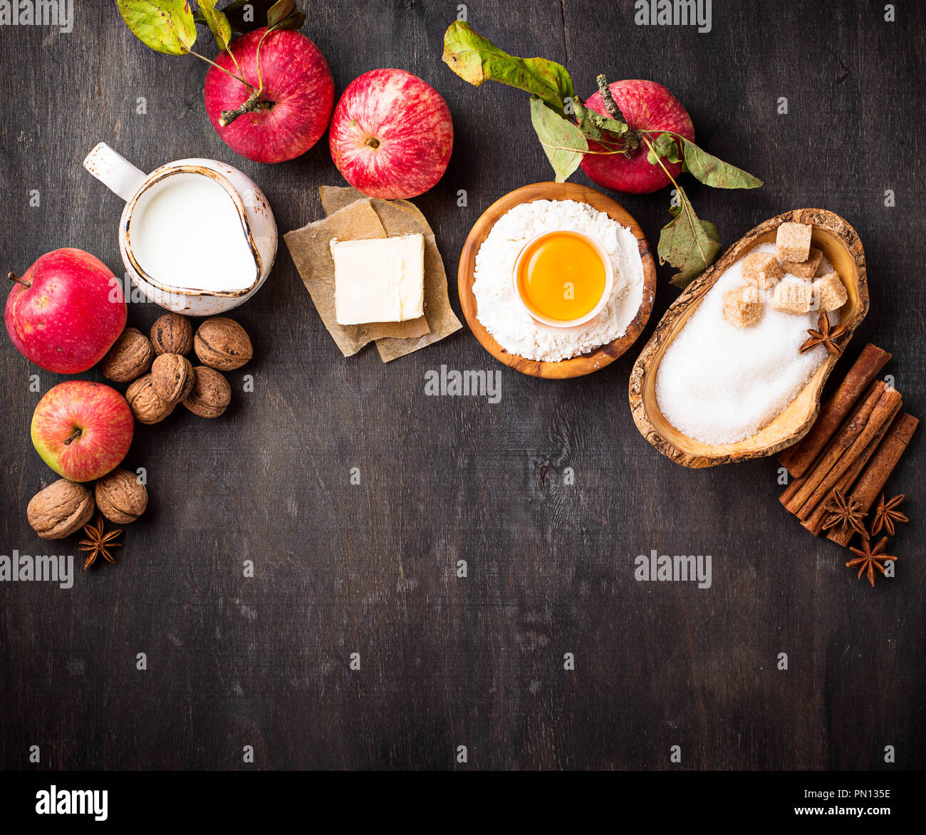 Recipe ingredients cooking autumn hi-res stock photography and images ...