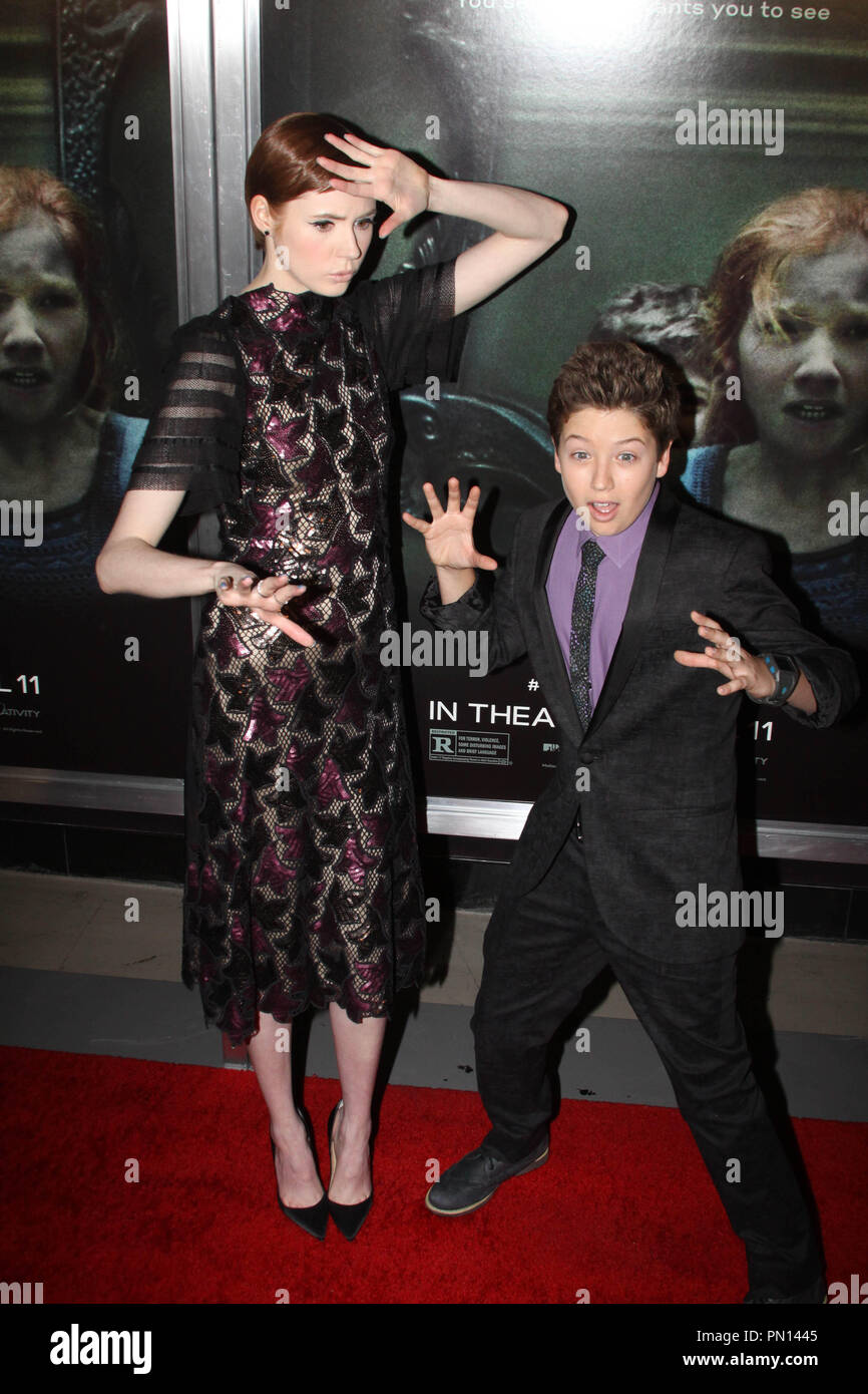 Karen Gillan and Garrett Ryan at the Screening of Relativity Media's ...