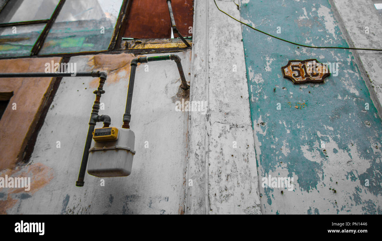 Old gas meter hi-res stock photography and images - Alamy