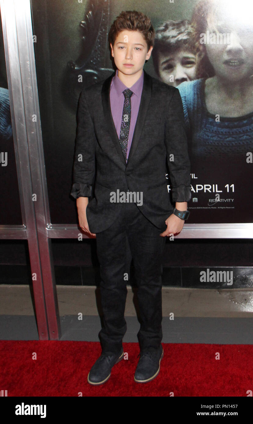 Garrett Ryan 04/03/2014 "Oculus" Premiere held at TCL Chinese 6 in ...