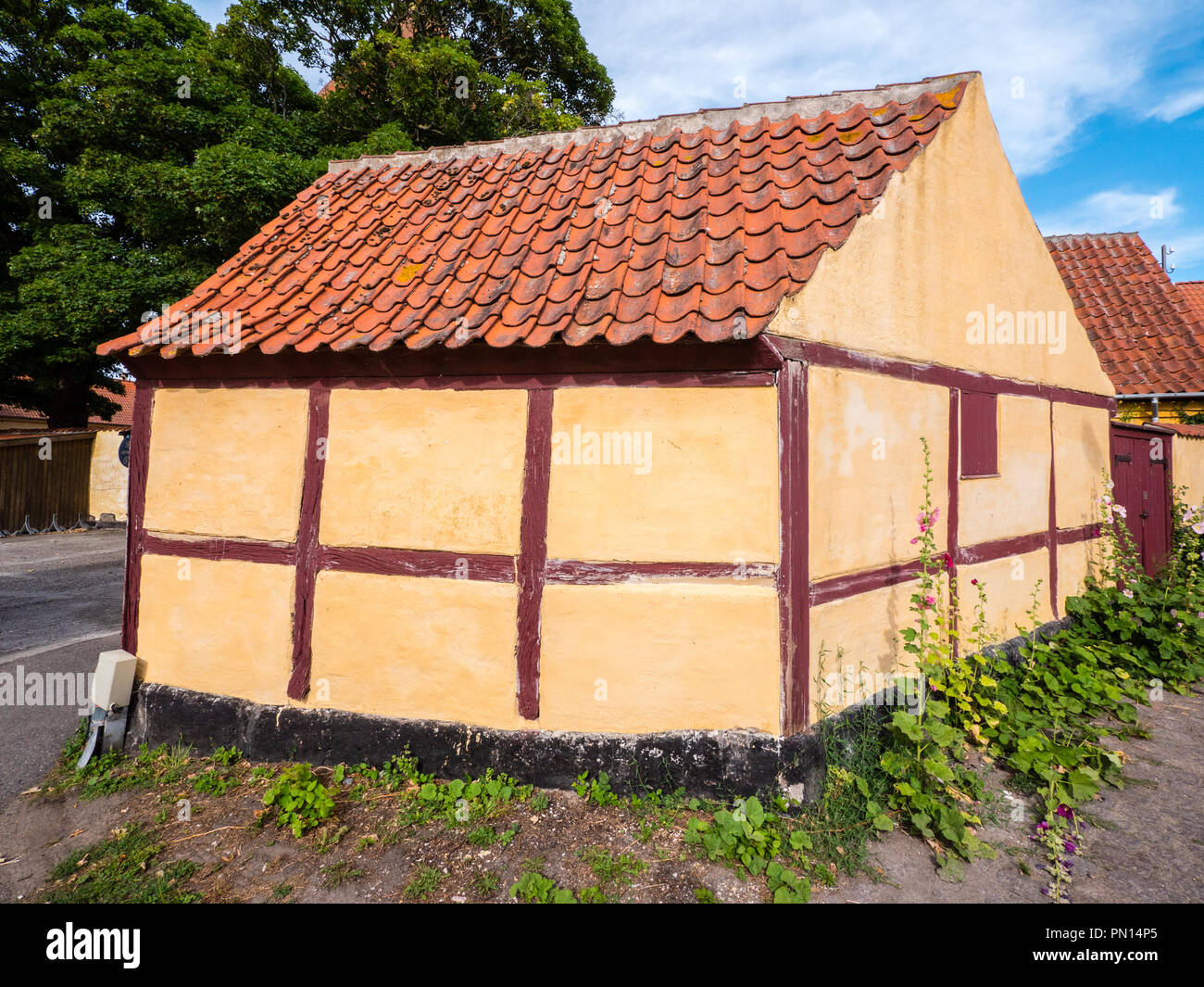 Traditional Historic House, Stege, Mons Island, Denmark, Europe Stock ...