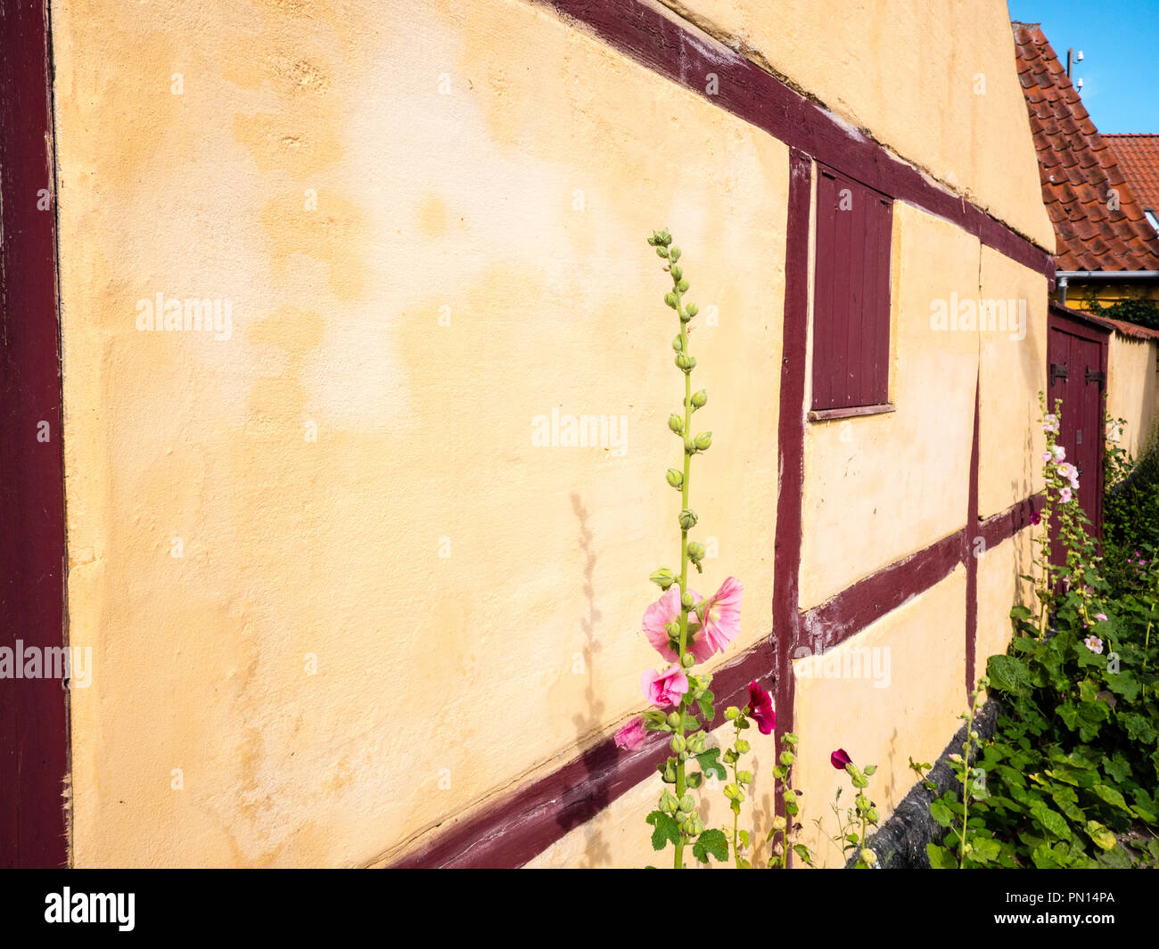Traditional Historic House, Stege, Mons Island, Denmark, Europe Stock ...