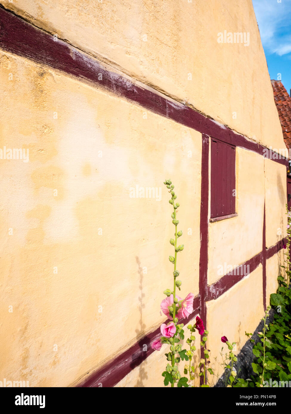 Traditional Historic House, Stege, Mons Island, Denmark, Europe Stock ...
