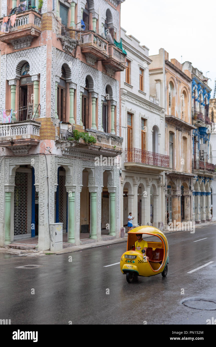 Coconut taxi, Havana, Cuba Stock Photo - Alamy
