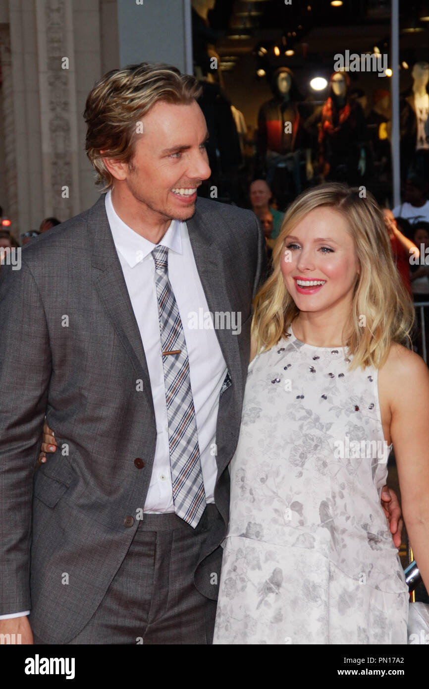 Dax Shepard and Kristen Bell at the Warner Bros. Pictures' premiere of "This Is Where I Leave ...
