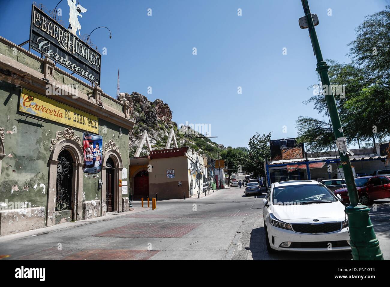 Barra Hidalgo brewery in the historic center of Hermosillo, Sonora ...