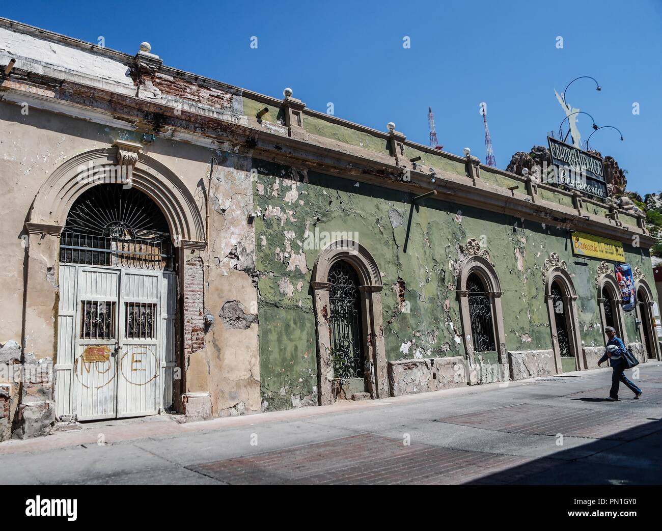 Barra Hidalgo brewery in the historic center of Hermosillo, Sonora ...