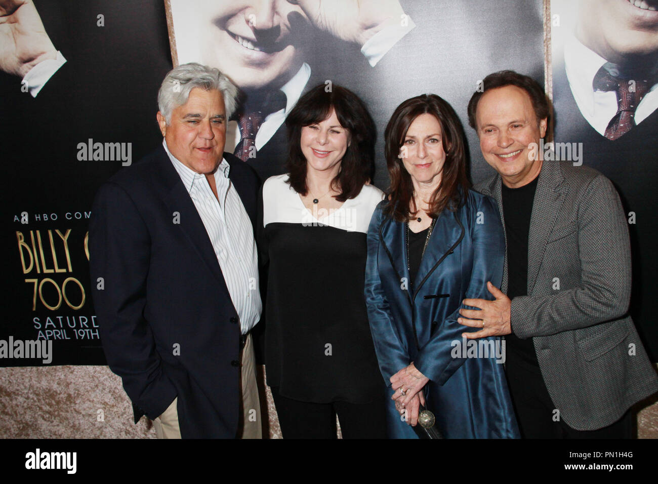 Jay Leno, Marvis Leno, Janice Crystal, Billy Crystal 04/17/2014 HBO ...