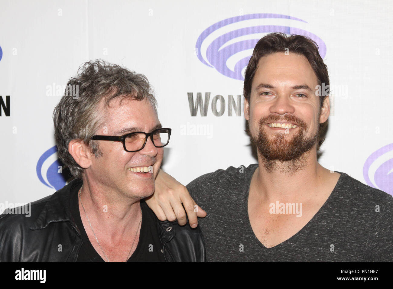 Producer Brannon Braga and Shane West Press Line held at Wonder Con ...