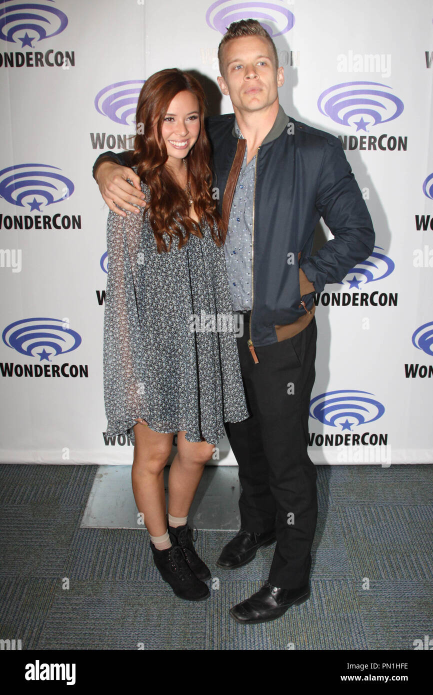 Malese Jow and Jesse Luken at the "Star Crossed" Press Line held at ...