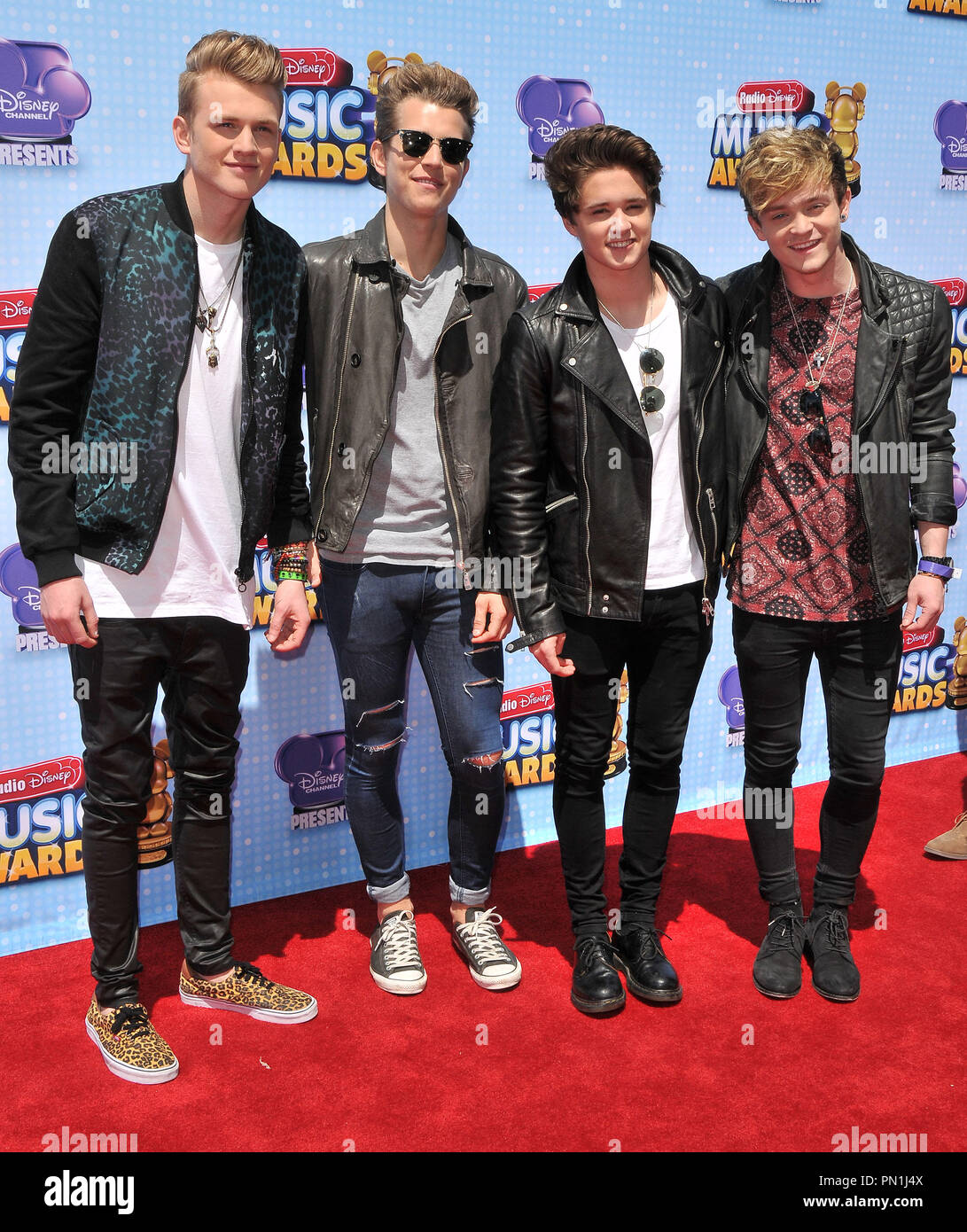 The Vamps at the 2014 Radio Disney Music Awards held at the Nokia ...