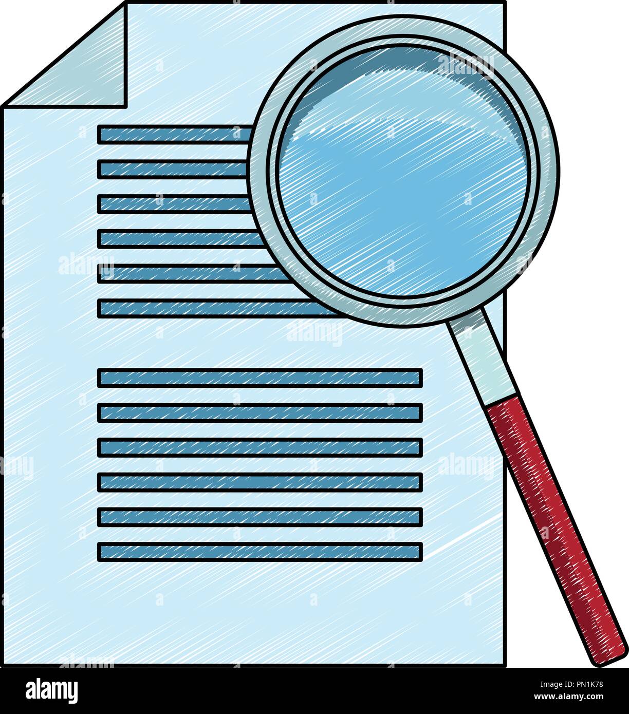 Template white paper magnifying Stock Vector Images - Alamy