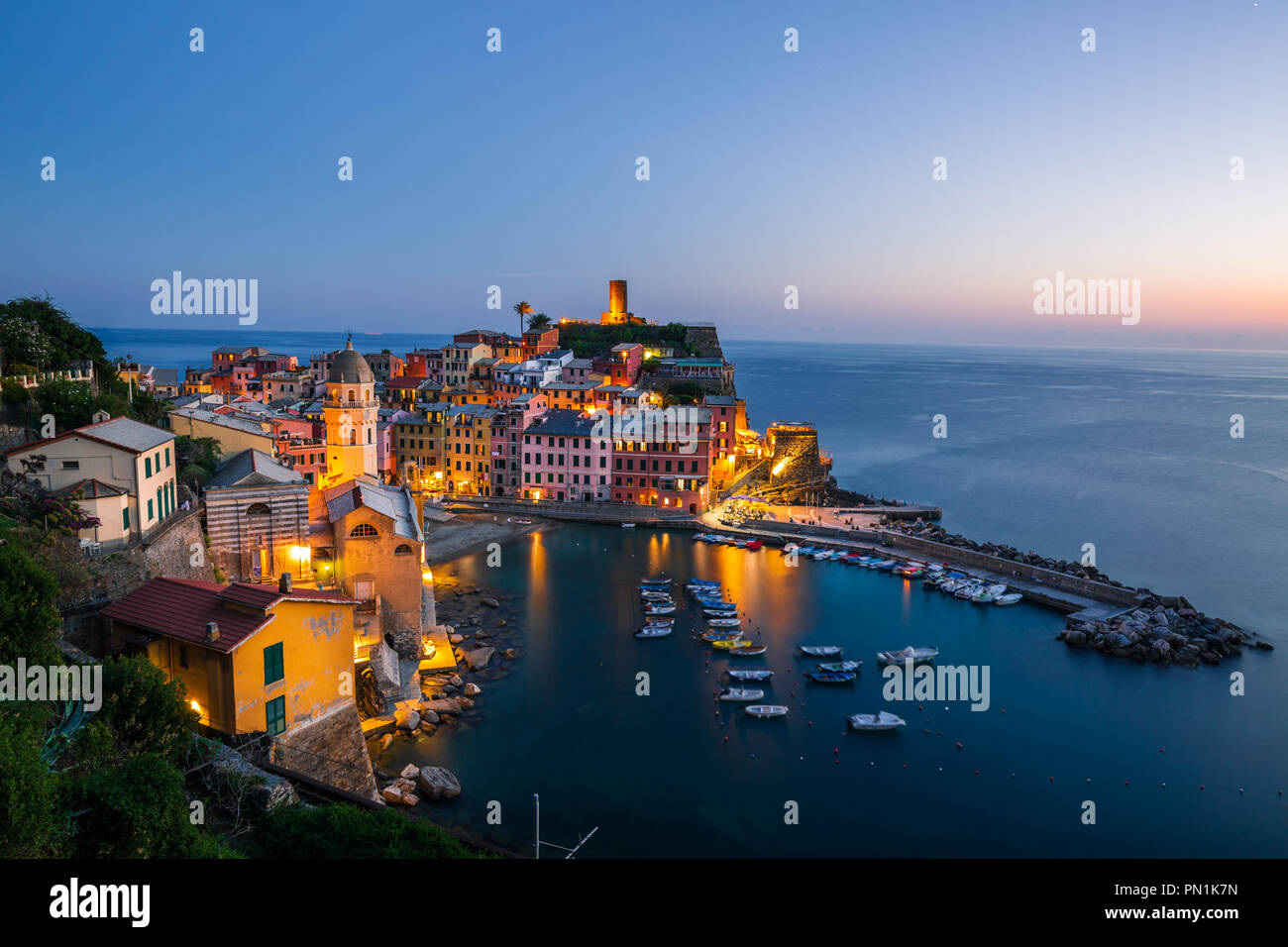a little village built on the coast line of the cinque terre national ...