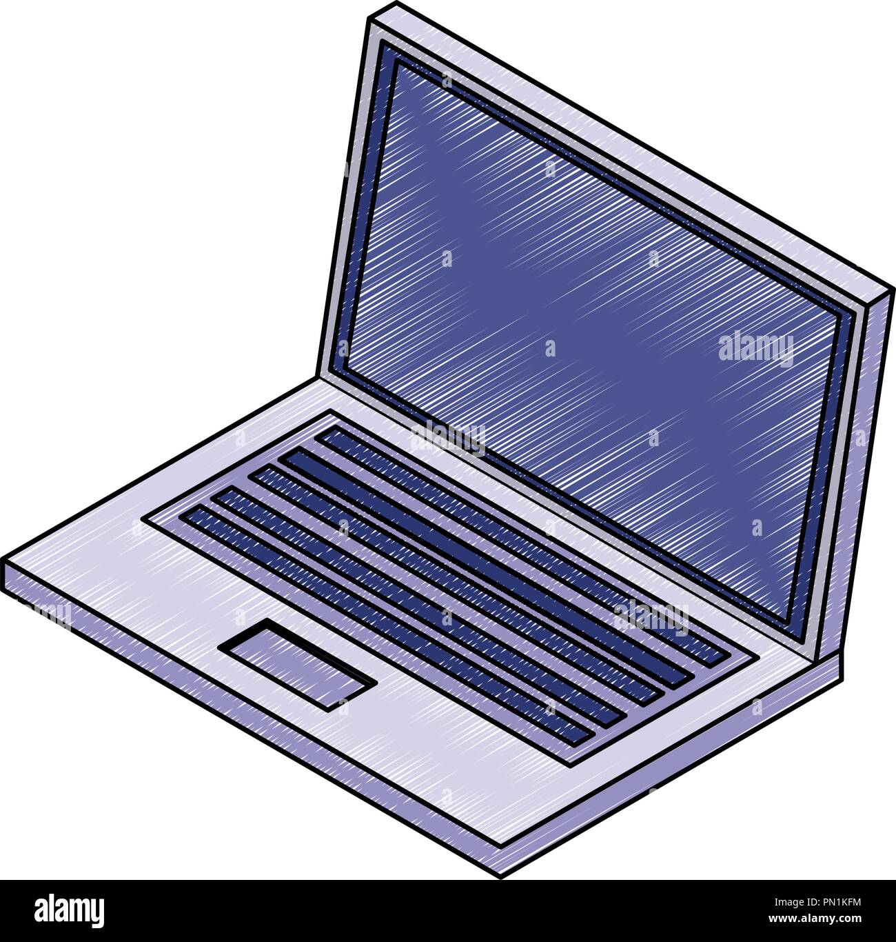 Laptop pc isometric Cut Out Stock Images & Pictures - Alamy