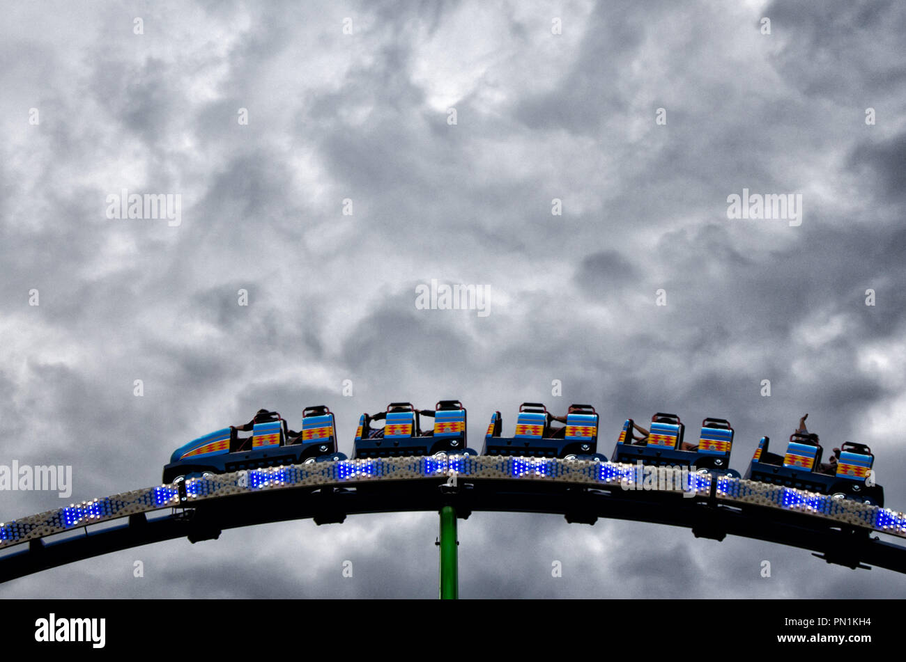 Amusement Park Rides Thrill High Resolution Stock Photography and ...