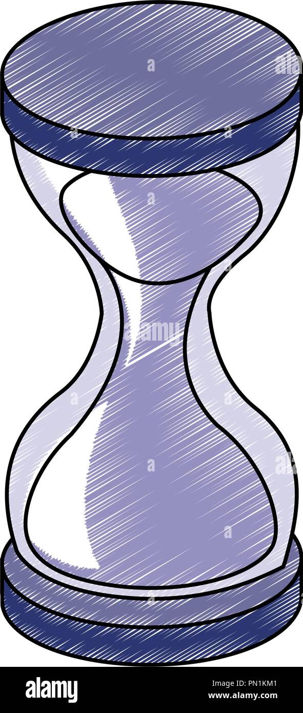 Hourglass isometric symbol scribble Stock Vector Image & Art - Alamy