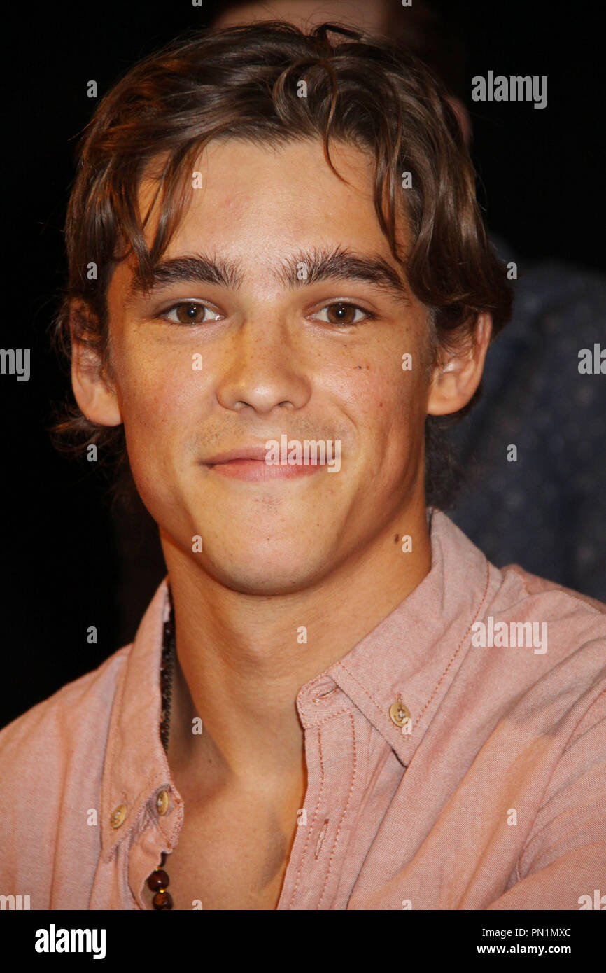 Brenton Thwaites 08/02/2014 Press Conference for "The Giver" held at ...